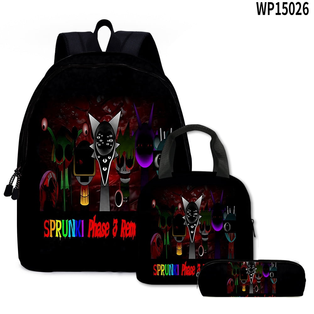 3D New Product Game Rhythm Box Spronki Backpack, Backpack, Pen Bag ...