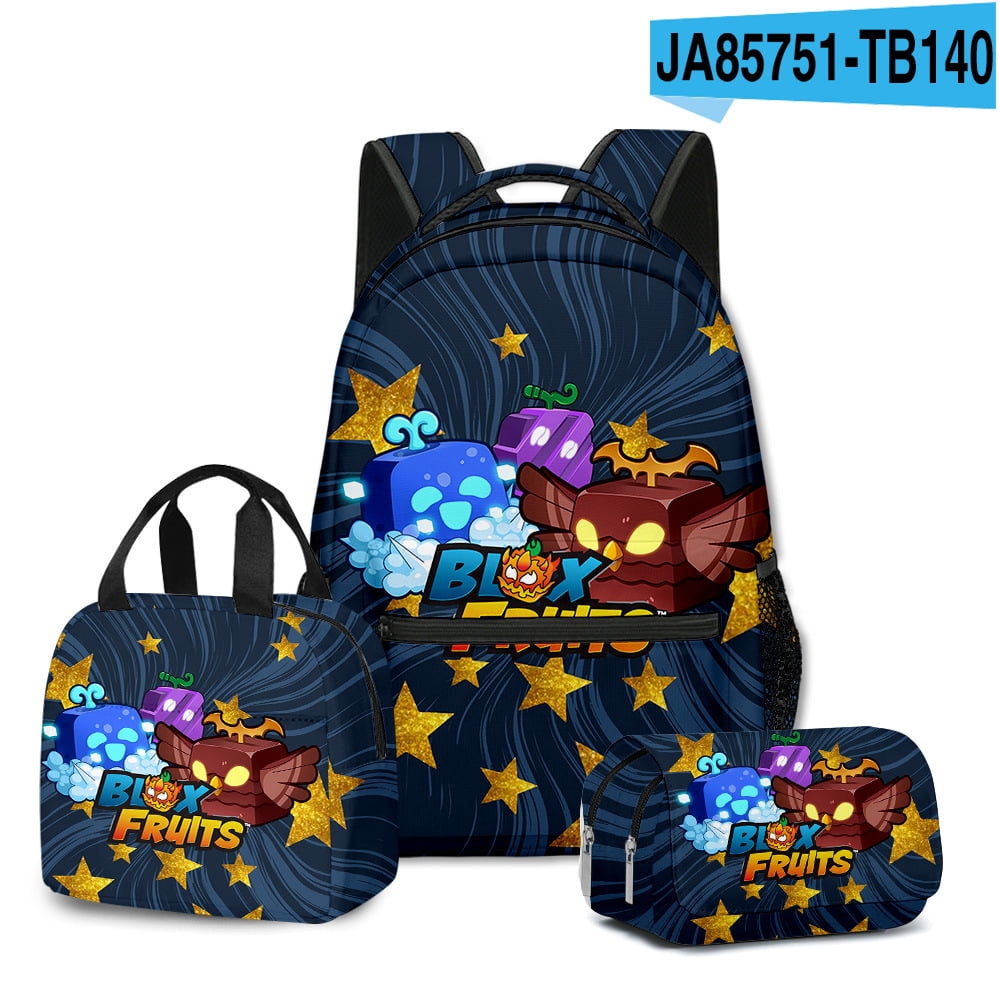 3D New Product ROBLOX Game Blox Fruits Student Backpack Lunch Bag ...
