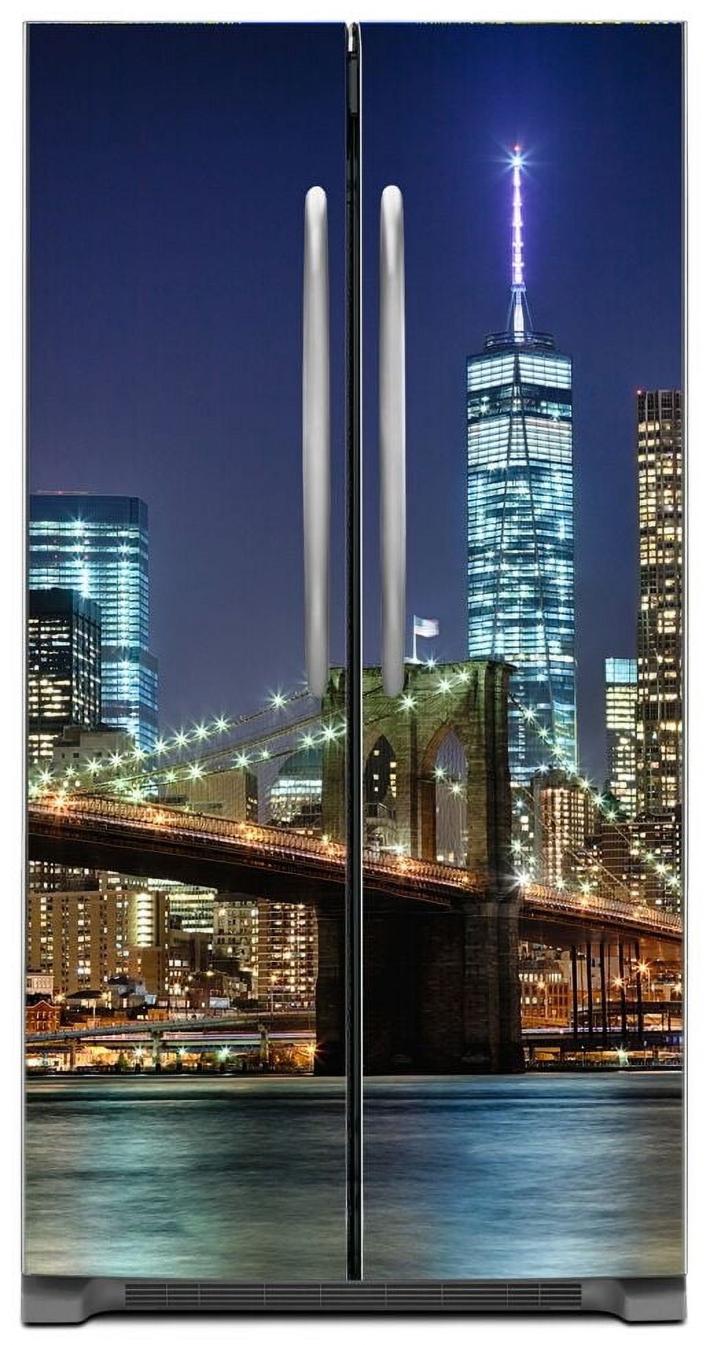 3D New York City Bridge Wholesale Art SelfAdhesive Refrigerator Sticker ...