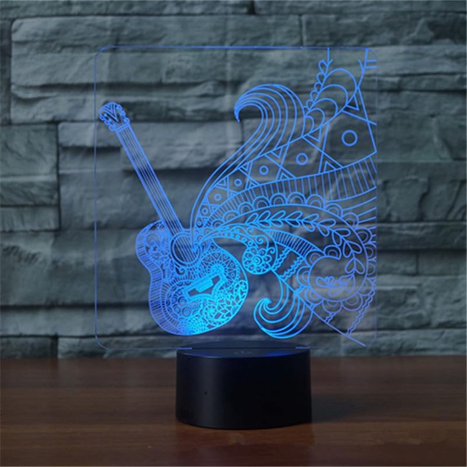 3D Night Lamp, 3D Illusion Night Light 3D Airplane Optical Illusion ...