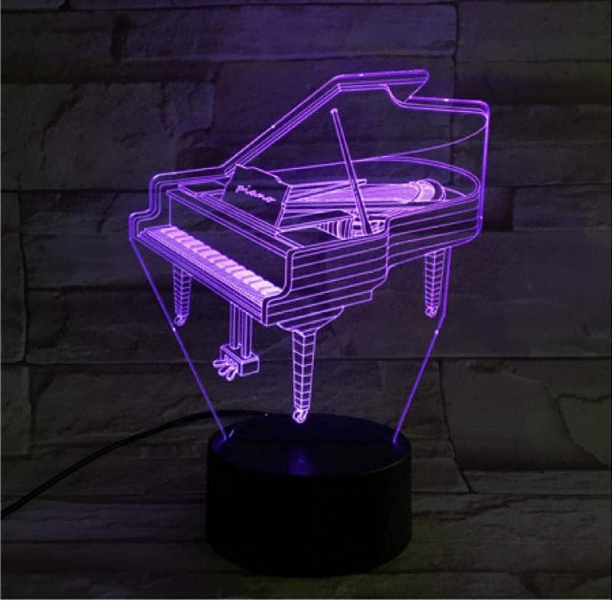 3D Night Lamp, 3D Illusion Night Light 3D Airplane Optical Illusion ...