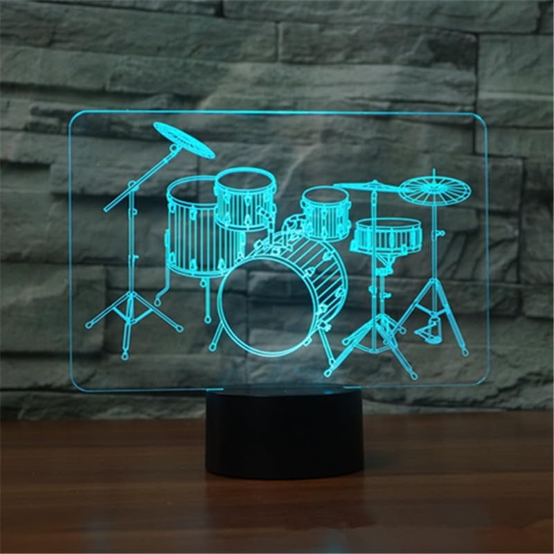 3D Night Lamp, 3D Illusion Night Light 3D Airplane Optical Illusion ...