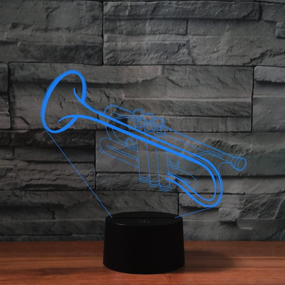 3D Night Lamp, 3D Illusion Night Light 3D Airplane Optical Illusion ...