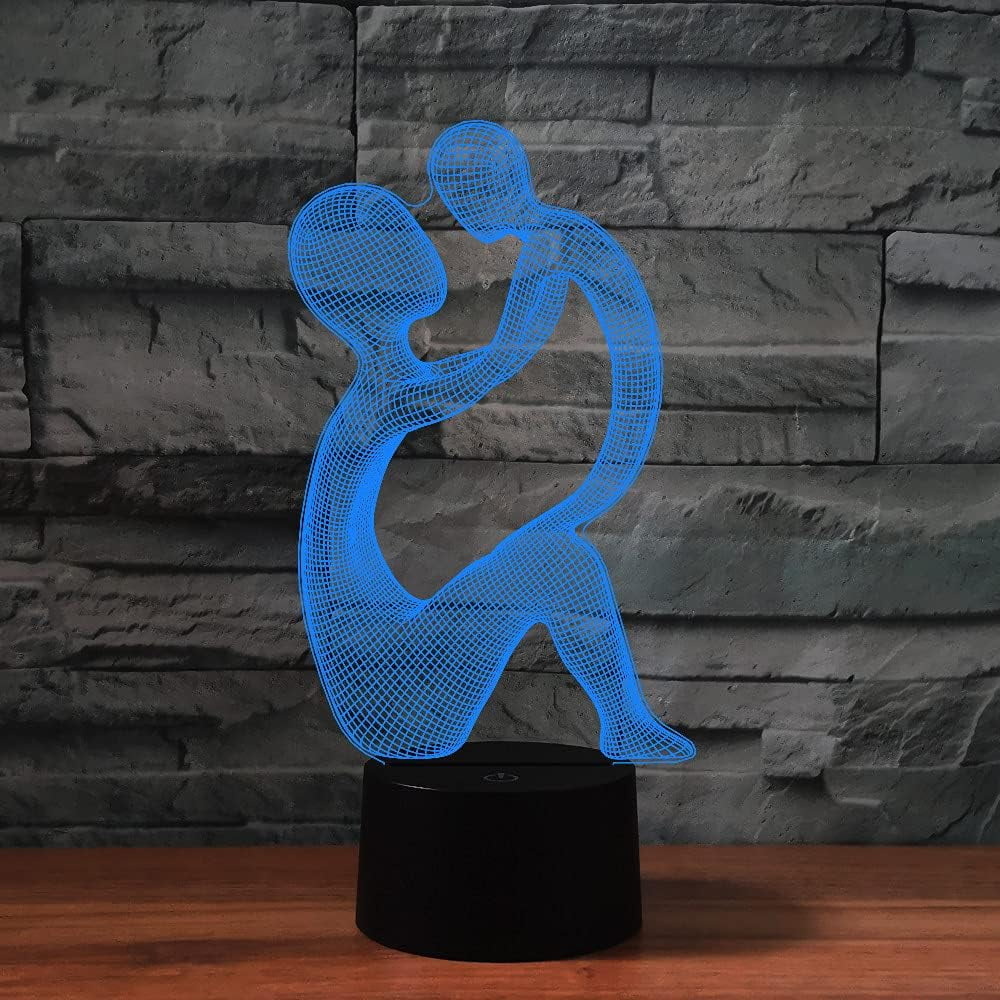 3D Night Lamp, 3D Illusion Night Light 3D Airplane Optical Illusion ...