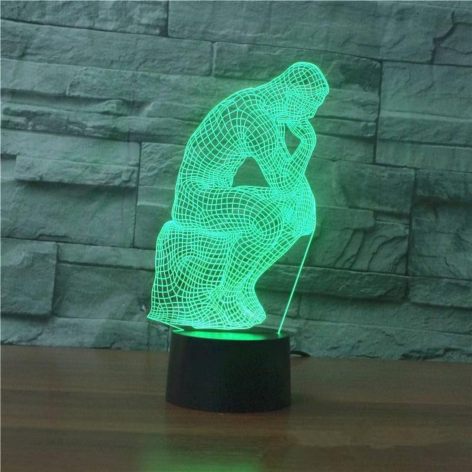 3D Night Lamp, 3D Illusion Night Light 3D Airplane Optical Illusion ...