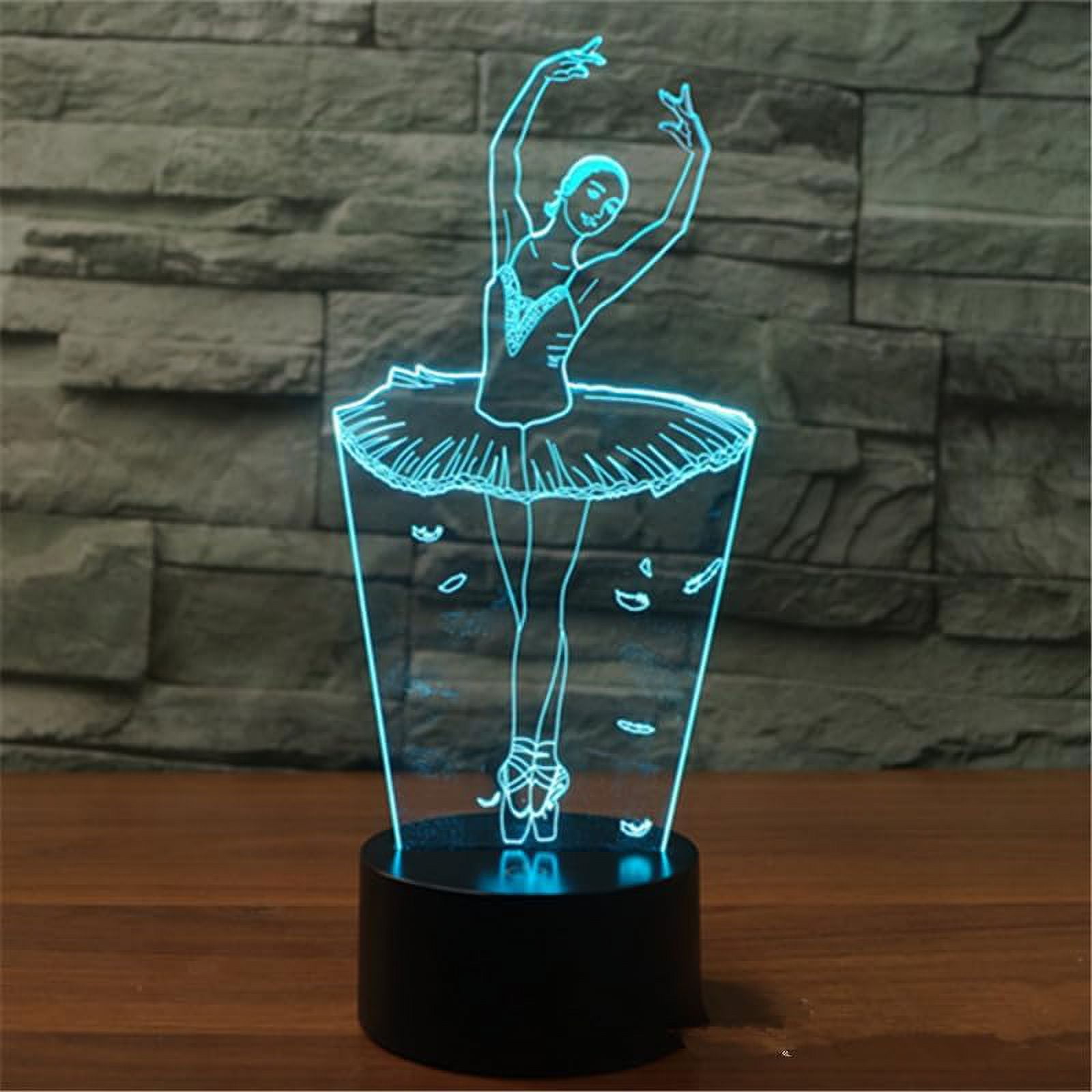 3D Night Lamp, 3D Illusion Night Light 3D Airplane Optical Illusion ...