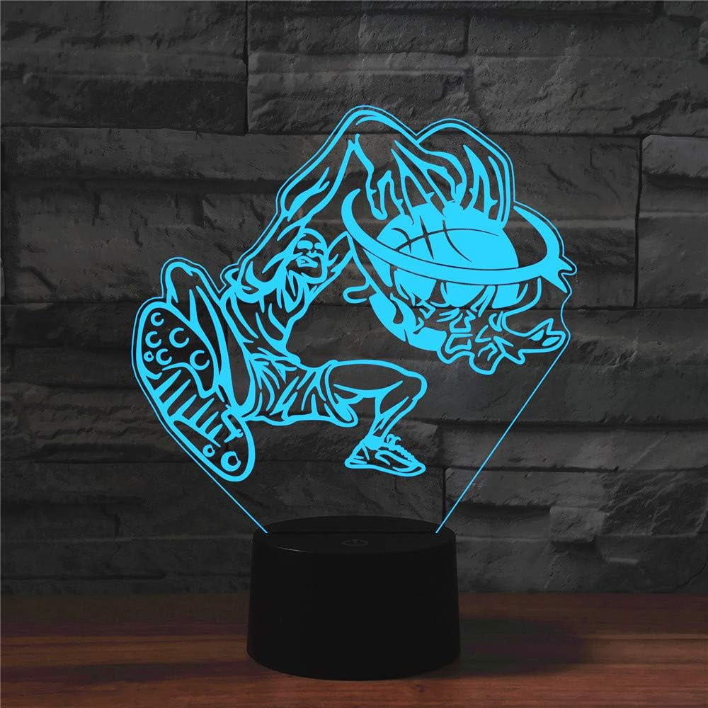 3D Night Lamp, 3D Illusion Night Light 3D Airplane Optical Illusion ...