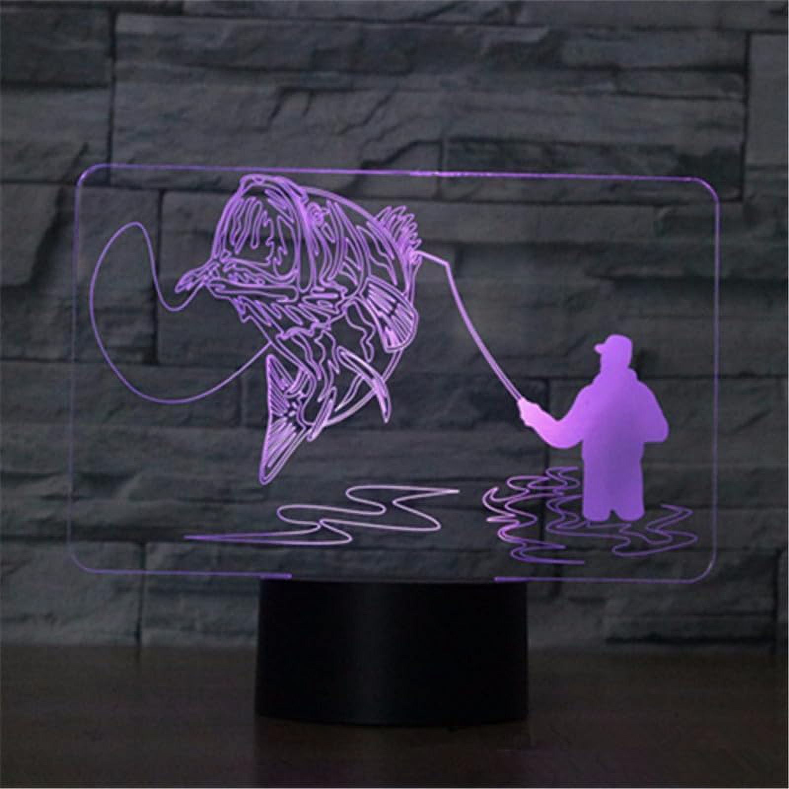 3D Night Lamp, 3D Illusion Night Light 3D Airplane Optical Illusion ...