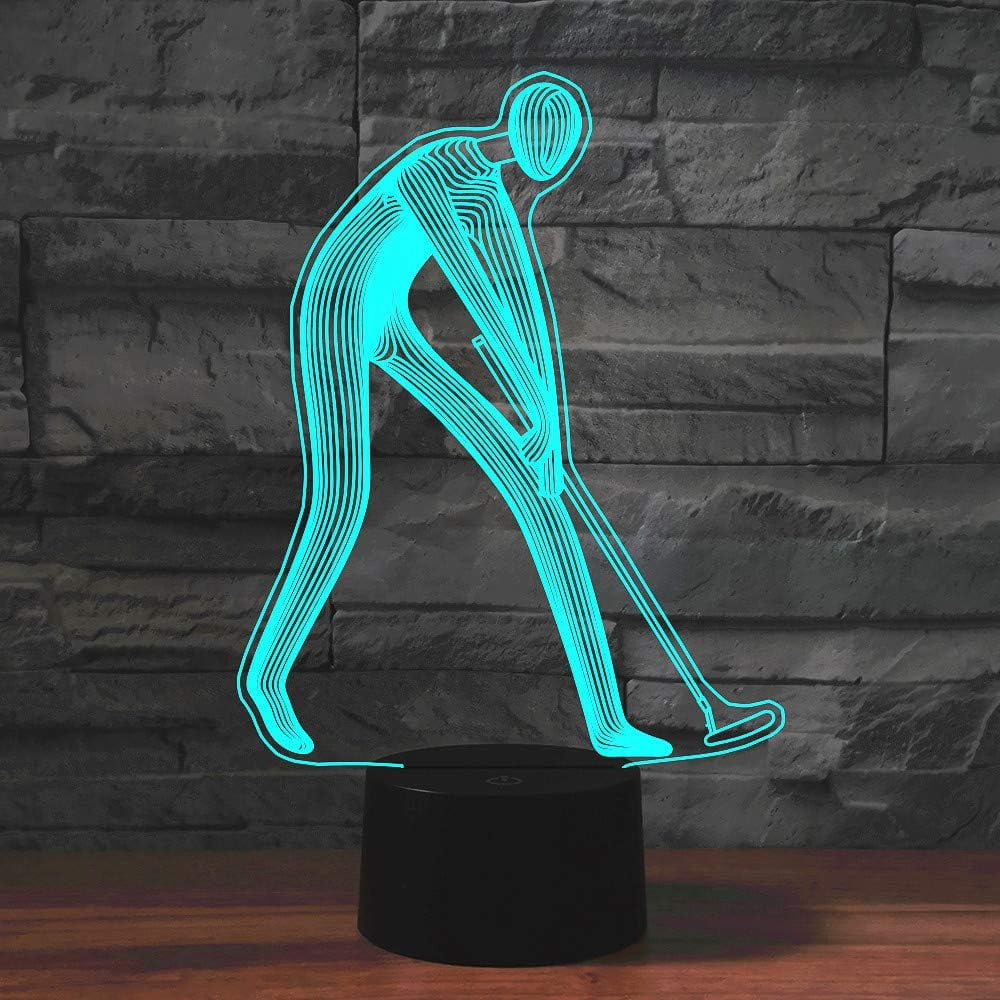 3D Night Lamp, 3D Illusion Night Light 3D Airplane Optical Illusion ...