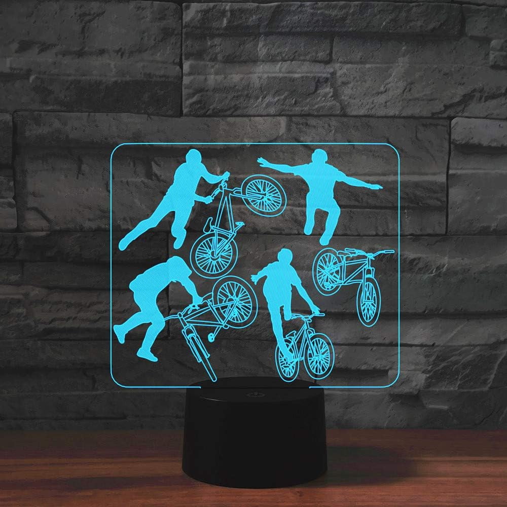 3D Night Lamp, 3D Illusion Night Light 3D Airplane Optical Illusion ...