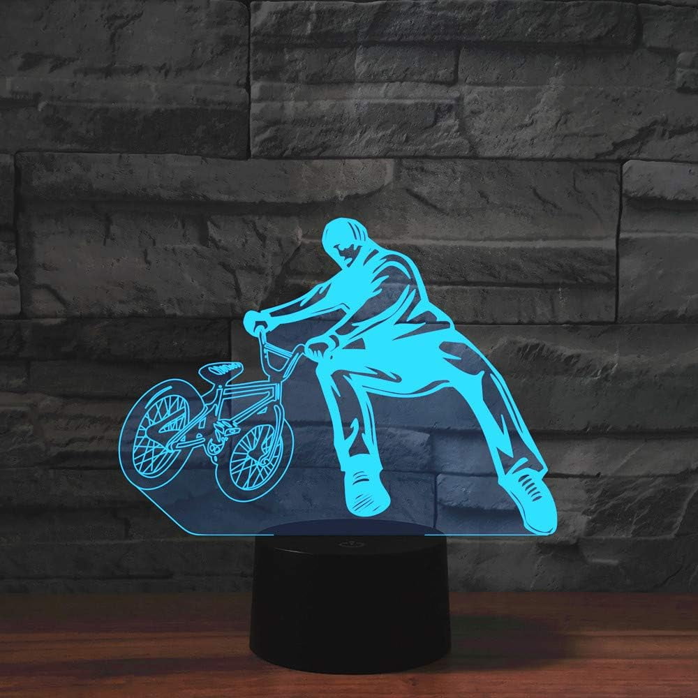 3D Night Lamp, 3D Illusion Night Light 3D Airplane Optical Illusion ...