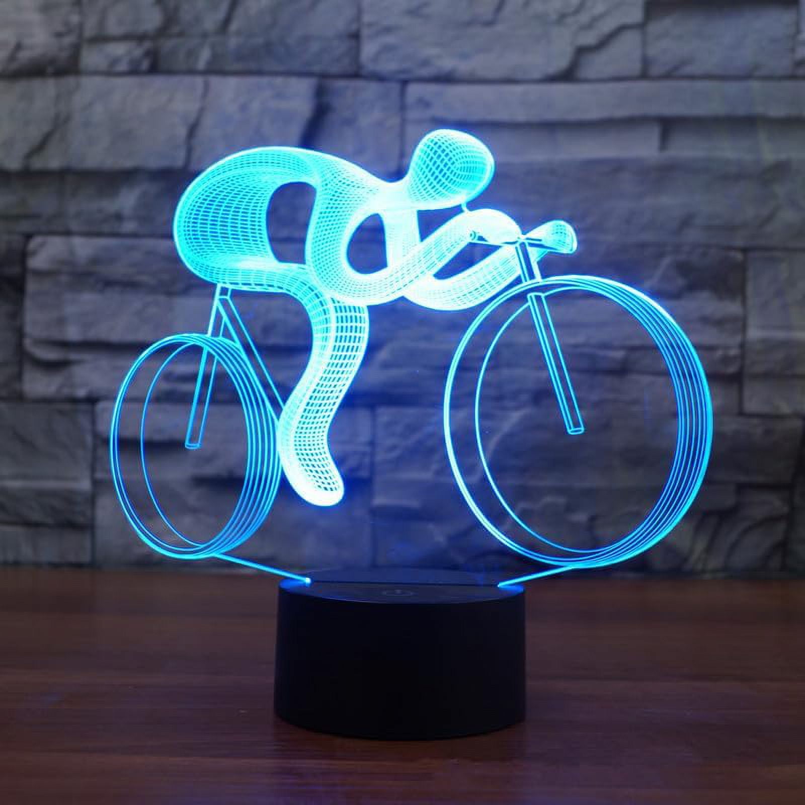 3D Night Lamp, 3D Illusion Night Light 3D Airplane Optical Illusion ...
