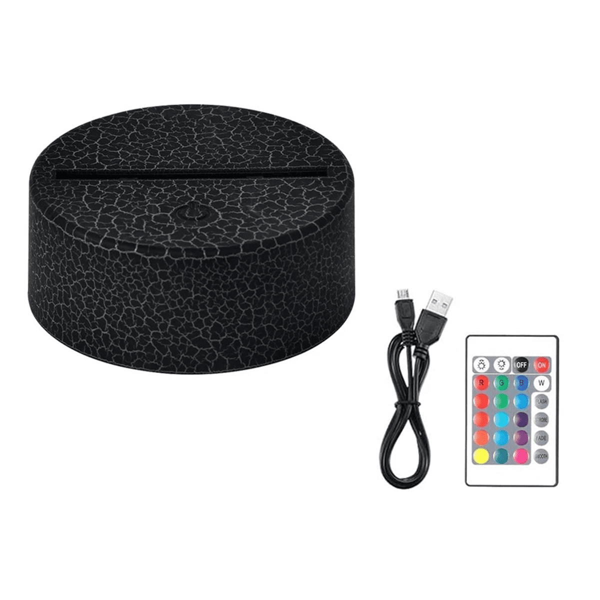 3D Night Light Base Colour Changing Luminous Base Light USB Interface ...