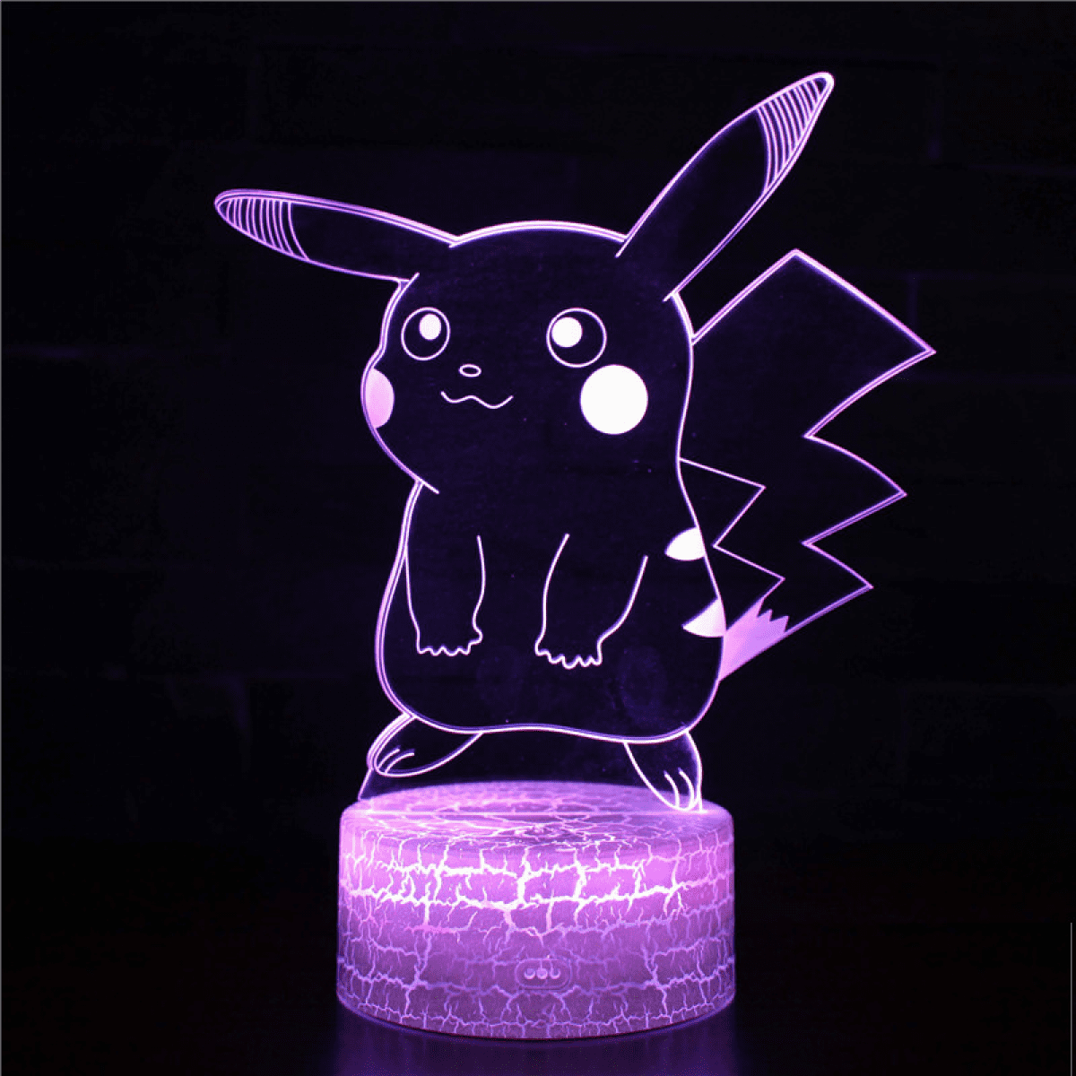 3D Night Light for Kids, Pokémon 3D Illusion Lamp with Remote & Smart ...