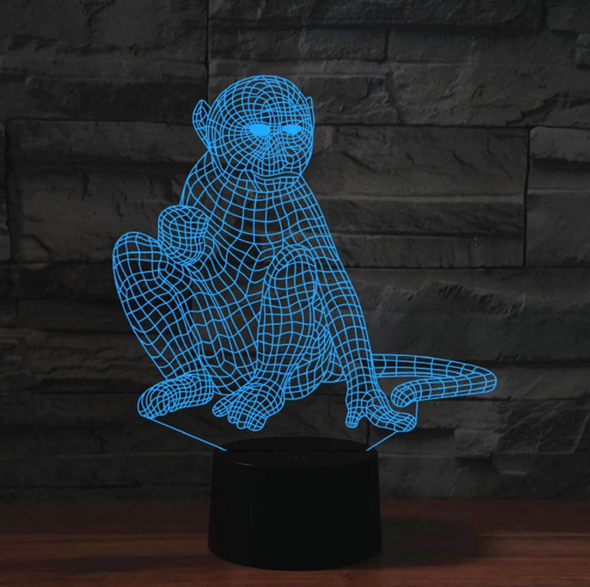 3D Night lamp, 3D lamp 3D Illusion Night Lights 3D Airplane Optical ...