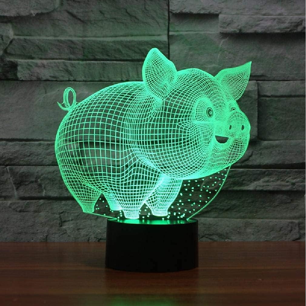 3D Night lamp, 3D lamp 3D Illusion Night Lights 3D Airplane Optical ...