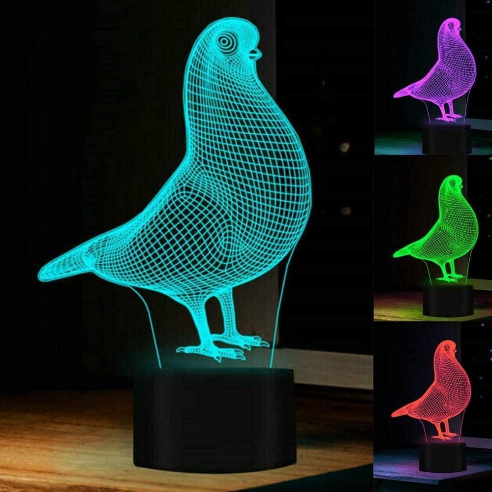 3D Night lamp, 3D lamp 3D Illusion Night Lights 3D Airplane Optical ...
