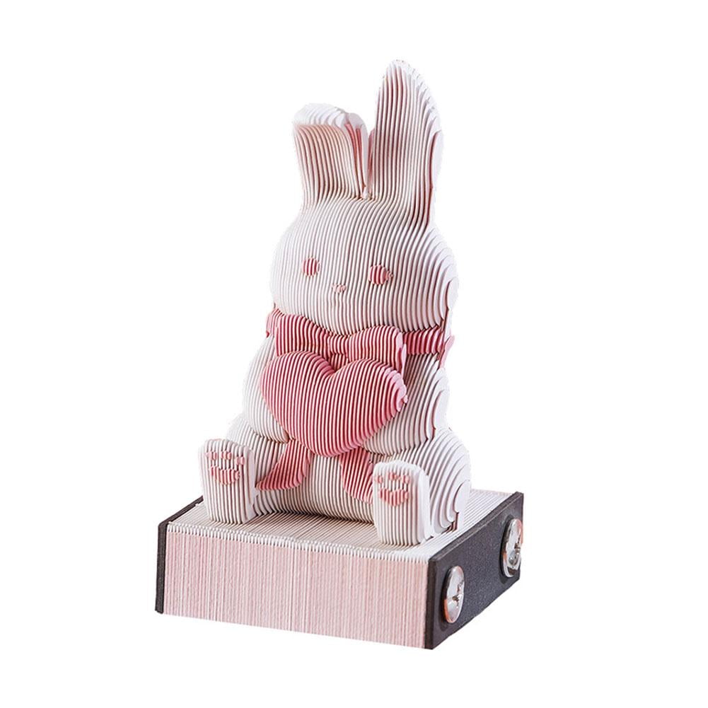 3D Notepad Cute Bunny notes Three- Dimensional Rabbit Memo Pad Paper ...