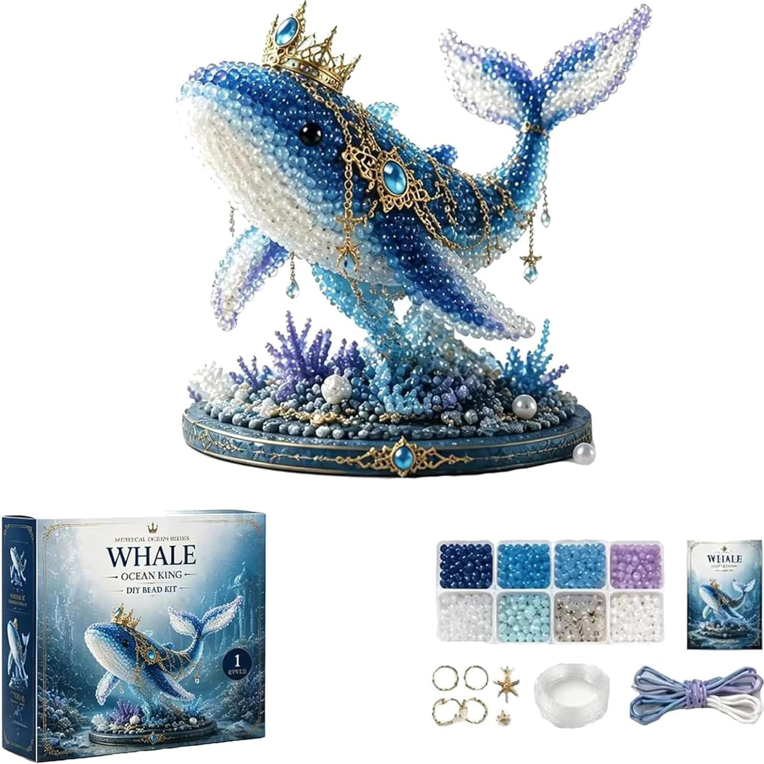 3D Ocean Animal DIY Bead Making Kit For Beginner Crafters With Full ...