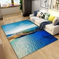 3D Ocean Seawater Beach Water Scenery Area Rug Carpet Rug for Living ...