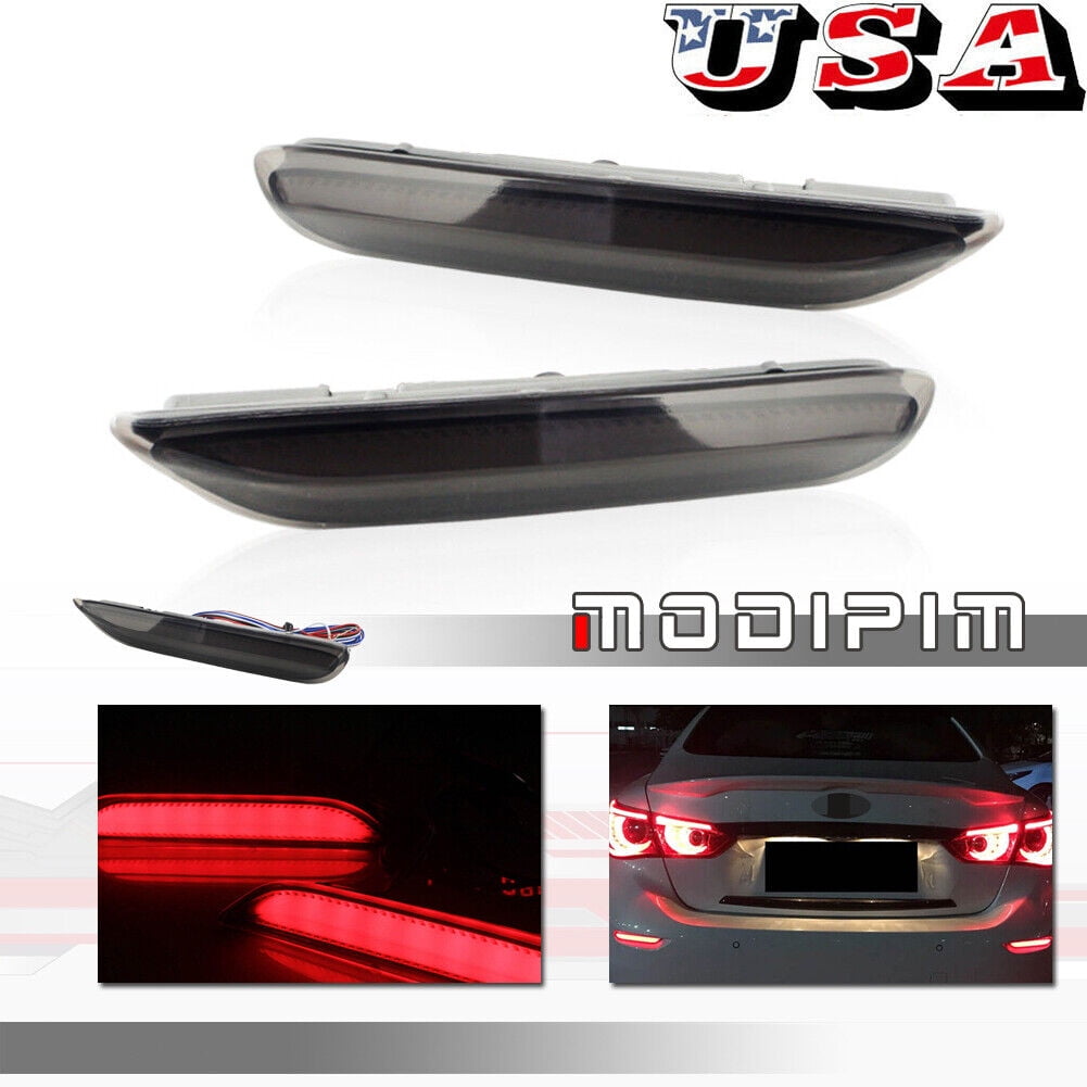 3D Optical Bumper Brake Light with Sequential Turn Signal Fits Infiniti ...