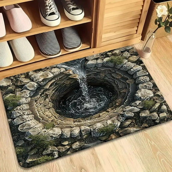 3D Optical Illusion All-Weather Doormat,Front Door Mat Indoor Outdoor ...