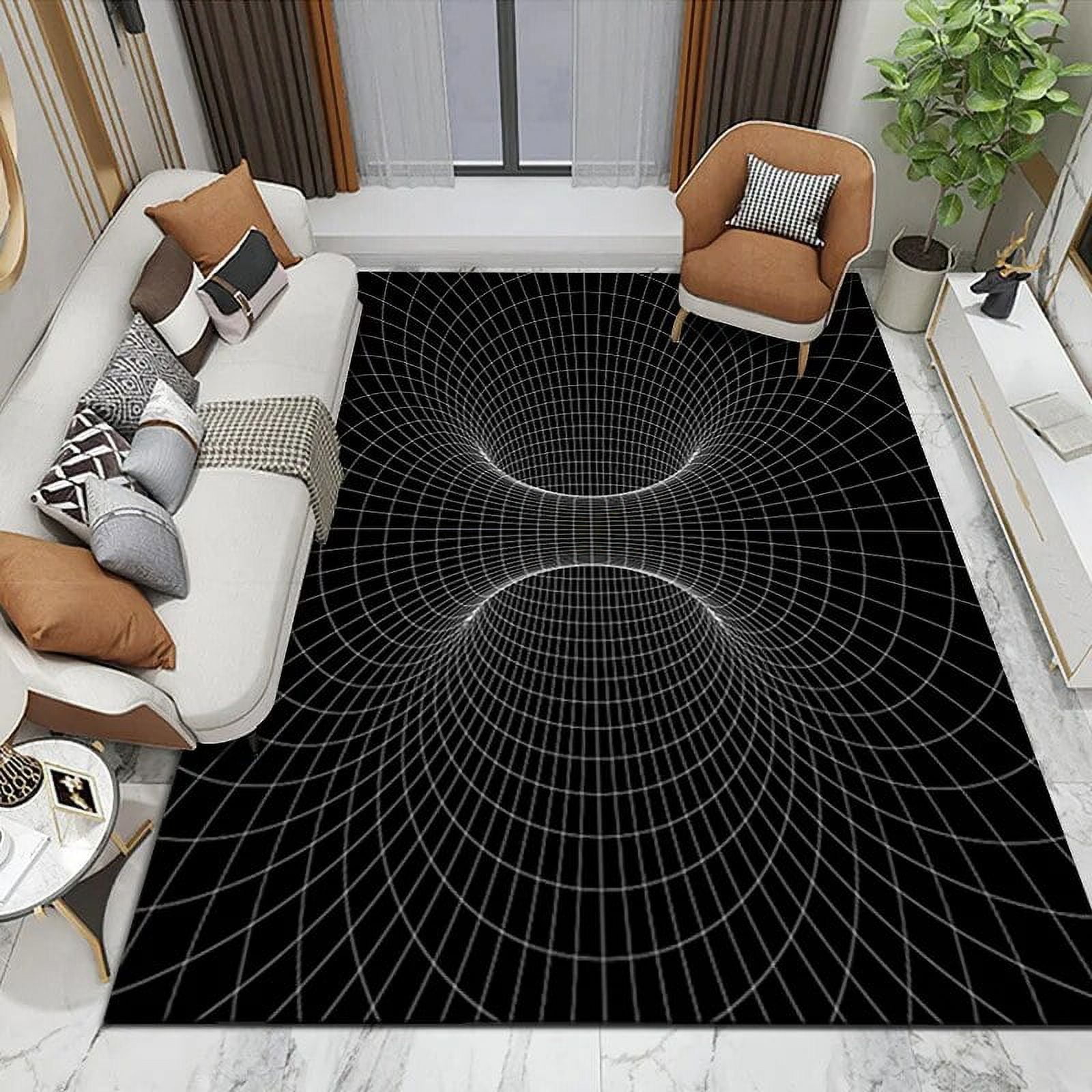 3D Optical Illusion Carpet Nordic Home Decoration Area Rugs Geometric ...
