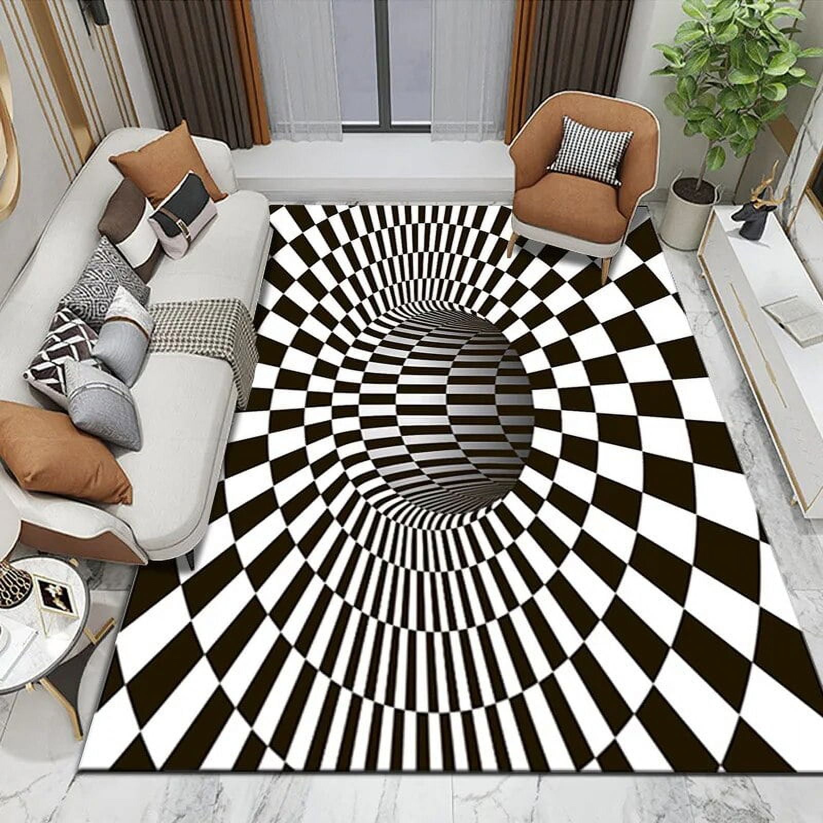 3D Optical Illusion Carpet Nordic Home Decoration Area Rugs Geometric ...