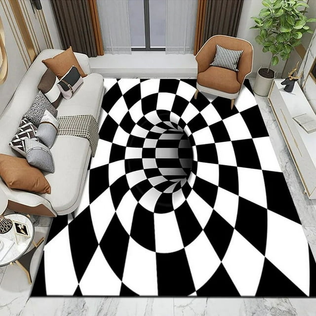 3D Optical Illusion Carpet Nordic Home Decoration Area Rugs Geometric ...
