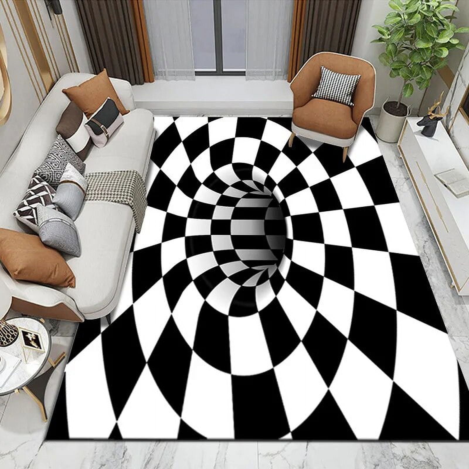 3D Optical Illusion Carpet Nordic Luxury Home Decoration Area Rugs ...