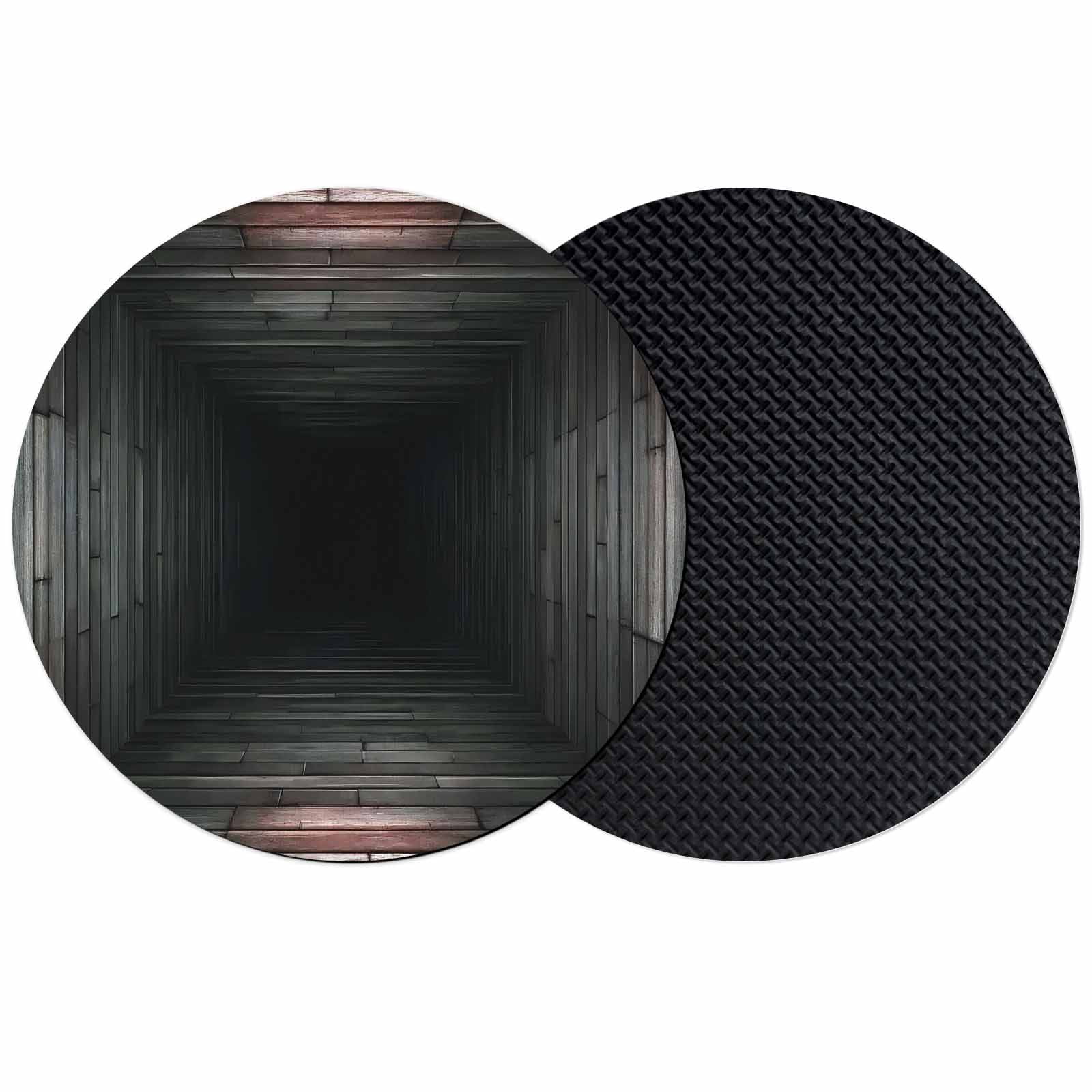 3D Optical Illusion Coasters Set of 2, Absorbent Coasters for Drinks ...
