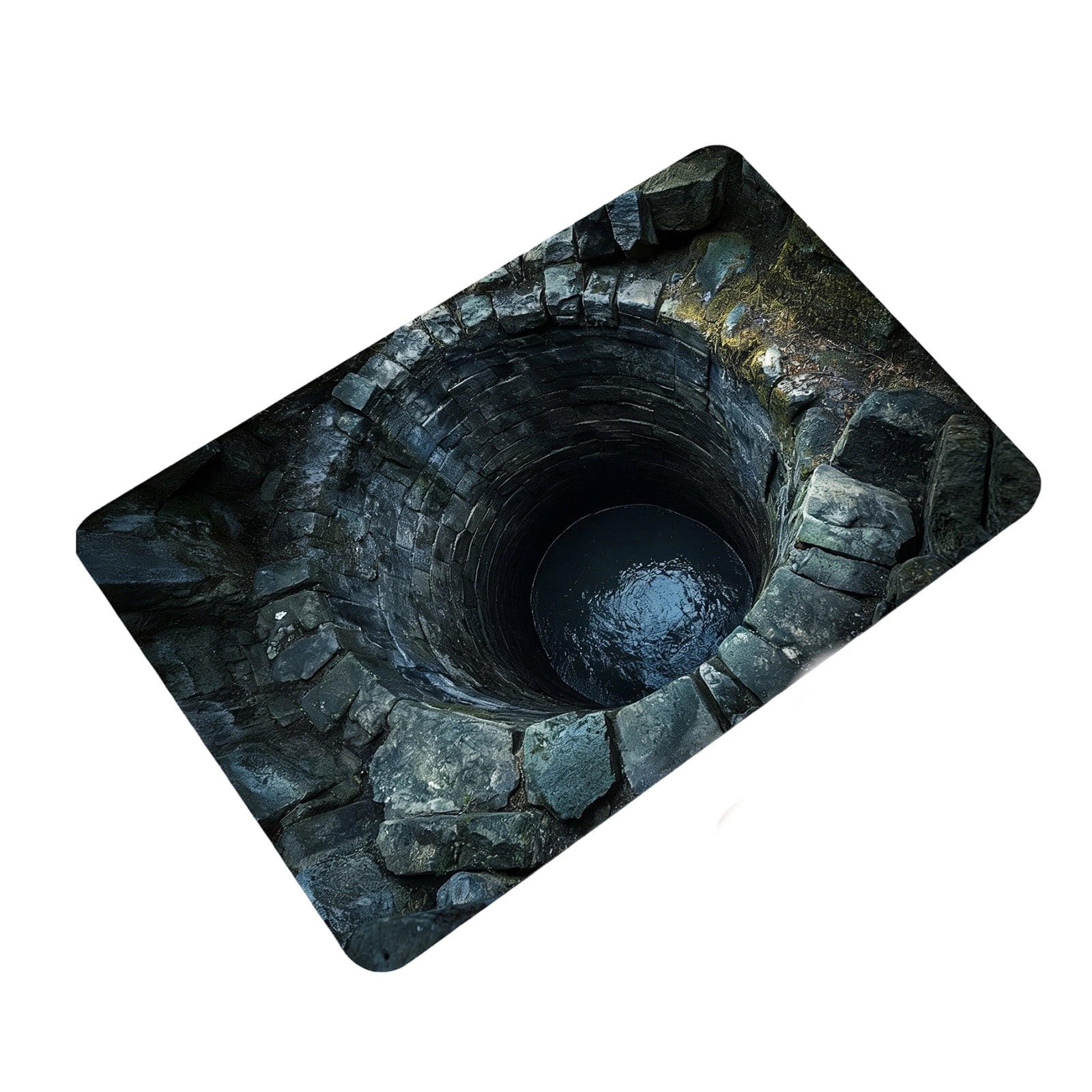 3D Optical Illusion Hole in The Floor Rug Front Door Mat, Kids Playroom ...