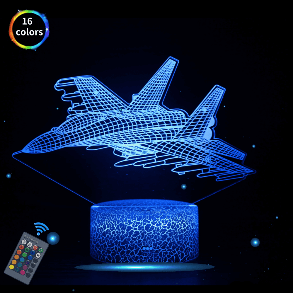 3D Optical Illusion Night Light Birthday Gift for Kids,Men,Soldier ...