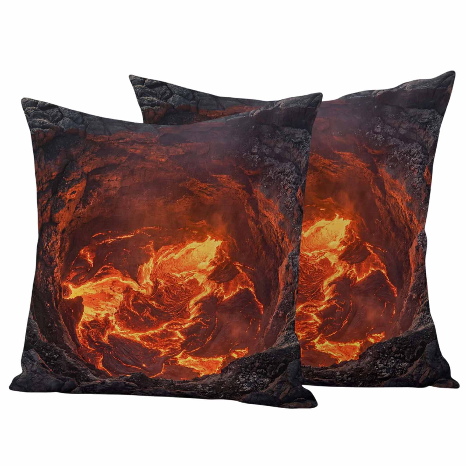 3D Optical Illusion Outdoor Waterproof Pillow Covers, Nature Red ...