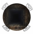 3D Optical Illusion Round Tablecloth for 36-44 Inch Tables,Fitted Table ...