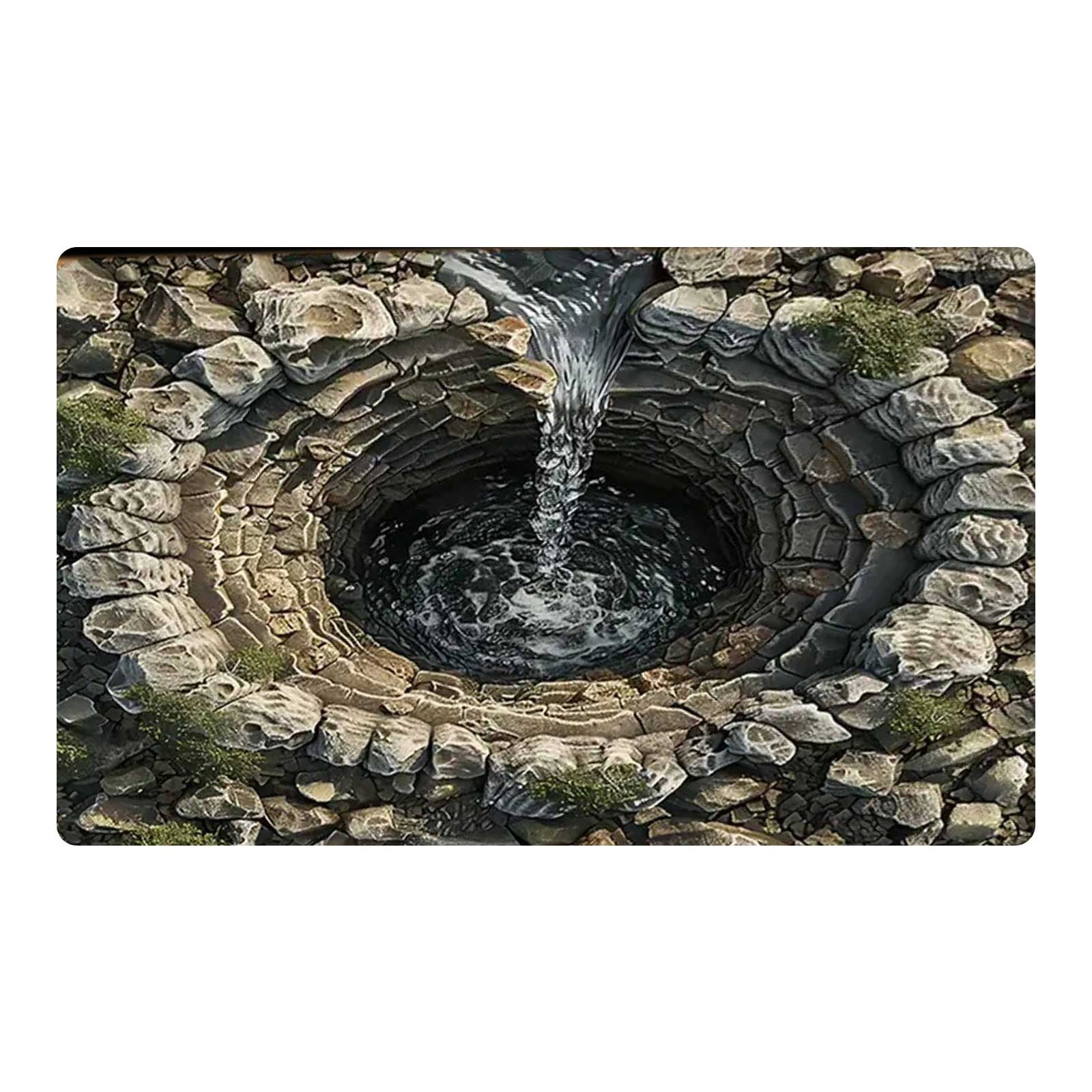 3D Optical Illusion Rug 3D Brick Tunnel Area Rug Realistic and ...
