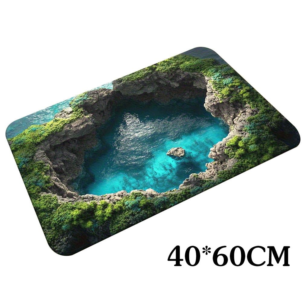 3D Optical Illusion Rug,Dog Gets Scared of 3D Carpet,2026 New Muti ...