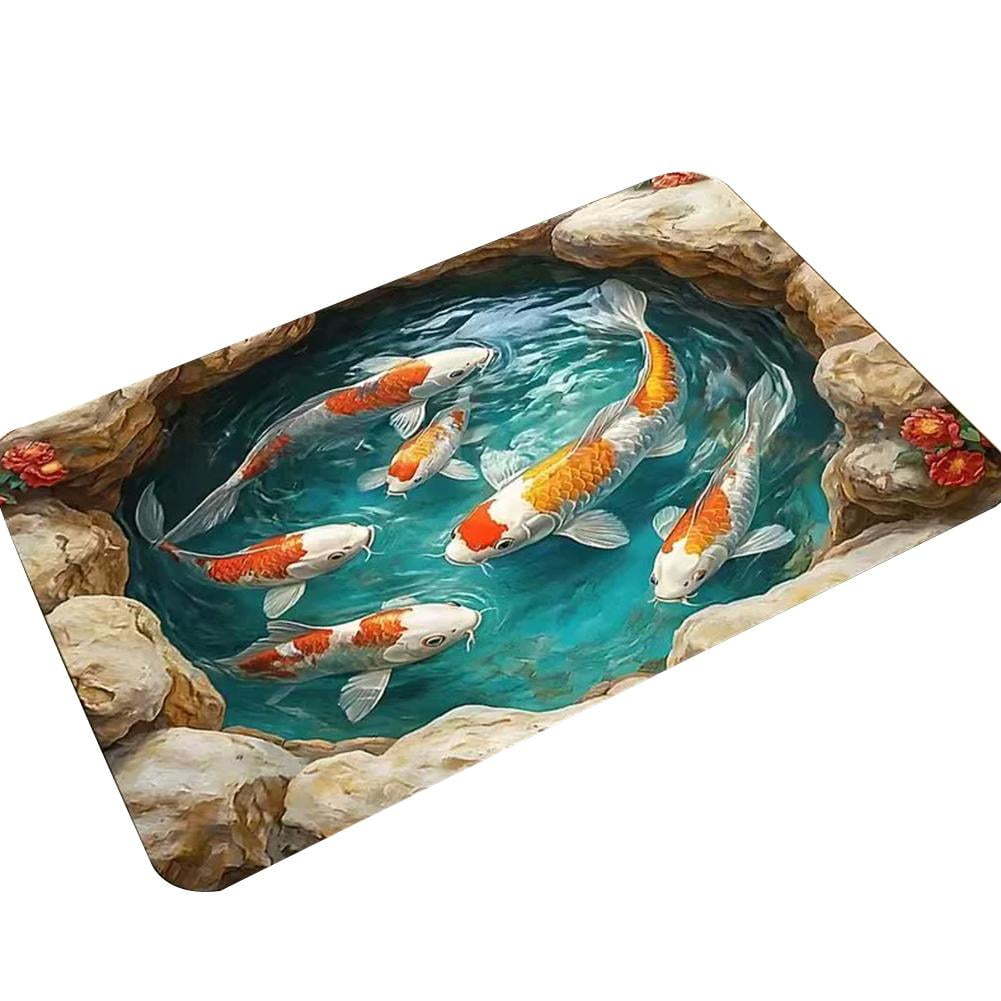 3D Optical Illusion Rug,Dog Gets Scared of 3D Carpet,2026 New Muti ...