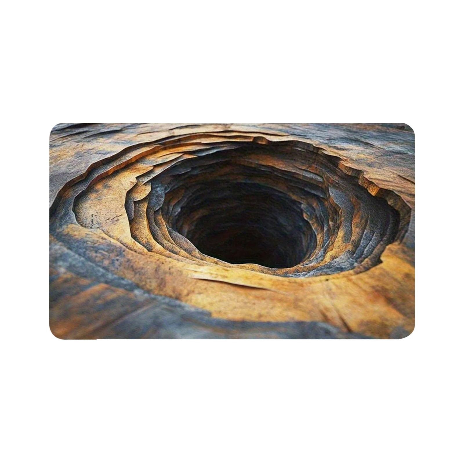 3D Optical Illusion Rug with Hole Effect – Interactive Illusion Rug ...