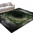 3D Optical Illusion Washable Rug 5x7 Area Rug for Living Room Bedroom ...