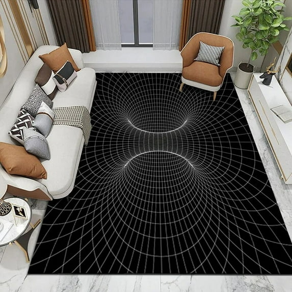3D Optical n Carpet Nordic Luxury Home ration Area Rugs Geometric ...