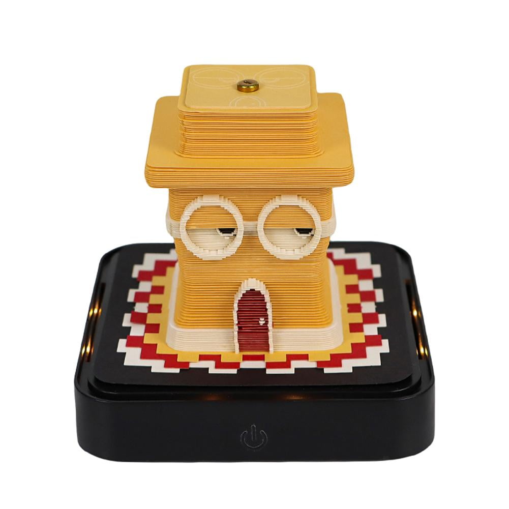 3D Panoramic Paper Carving Calendar 2025 Memo Paper Creative Gifts W4I8 ...