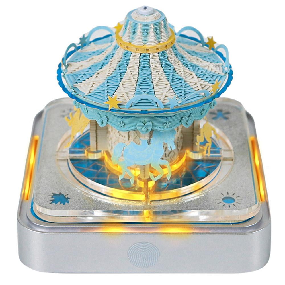 3D Panoramic Paper Carving Calendar 2025 Sticky Notes Creative Desk ...