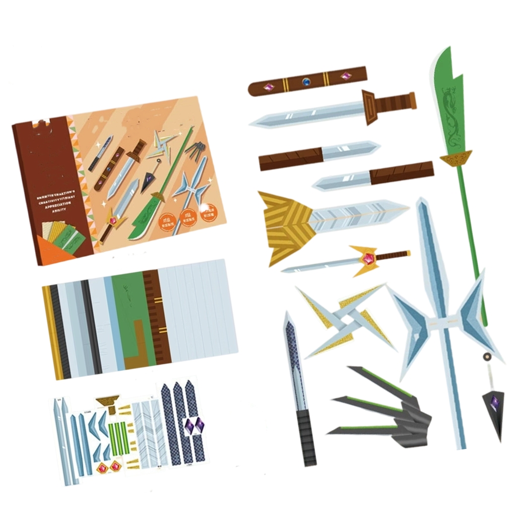 3D Paper Craft Set For Kids Creative Art Activity With Step By Step ...