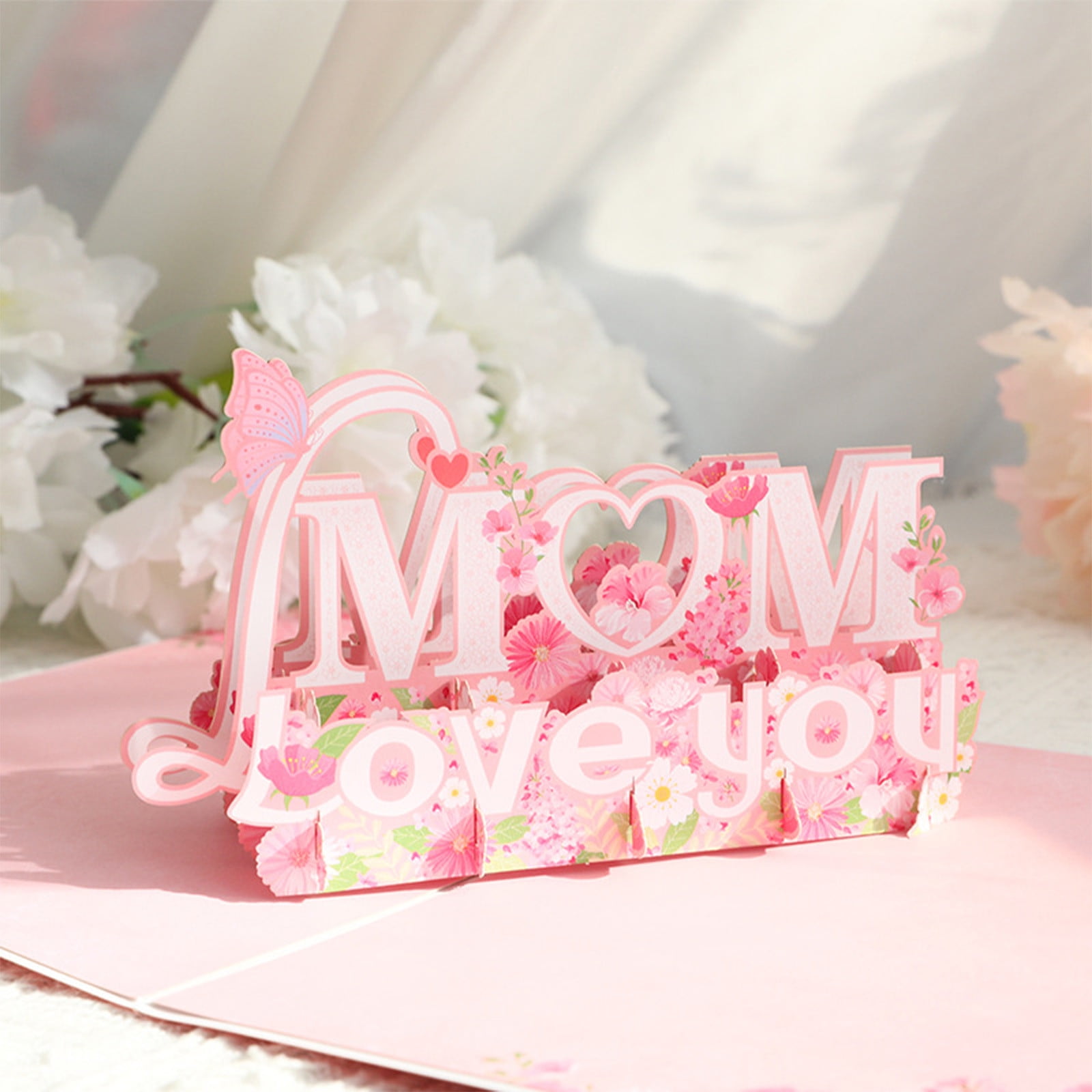 3D Paper Greeting Cards,Alphabet Card Gift Cards Paper,Mother's Day ...