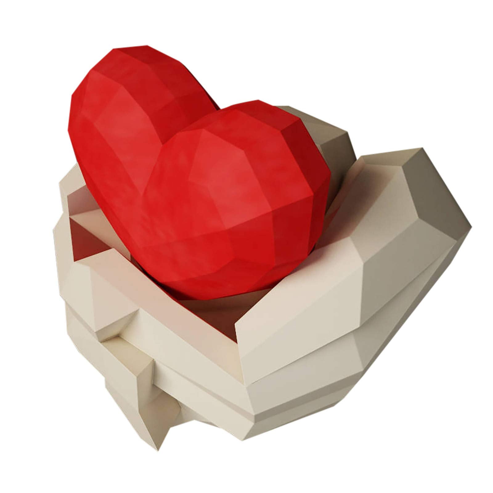 3D Paper Model, Papercraft Tools Wall Decoration, Paper Model Wedding ...