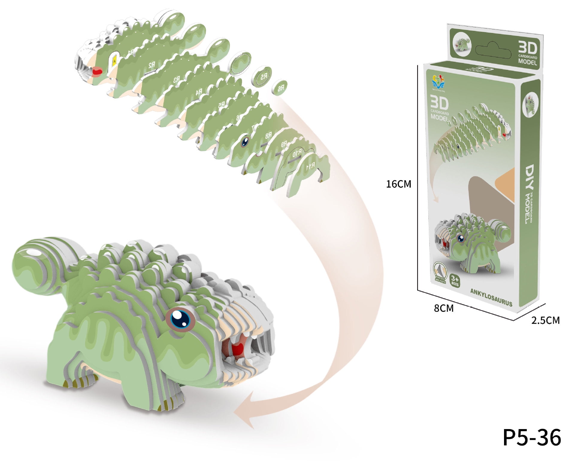 3D Paper Puzzle for Kids – DIY Advanced Educational Toy for Children ...