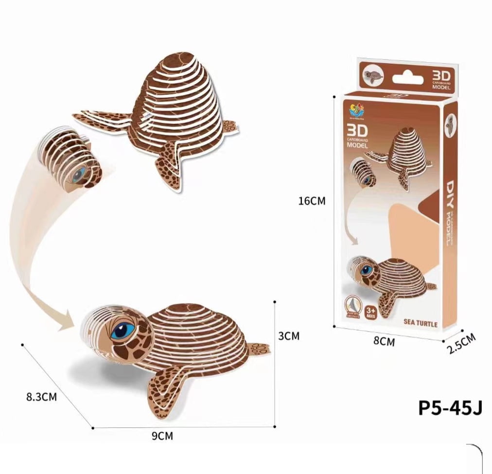 3D Paper Puzzle for Kids – DIY Advanced Educational Toy for Children ...