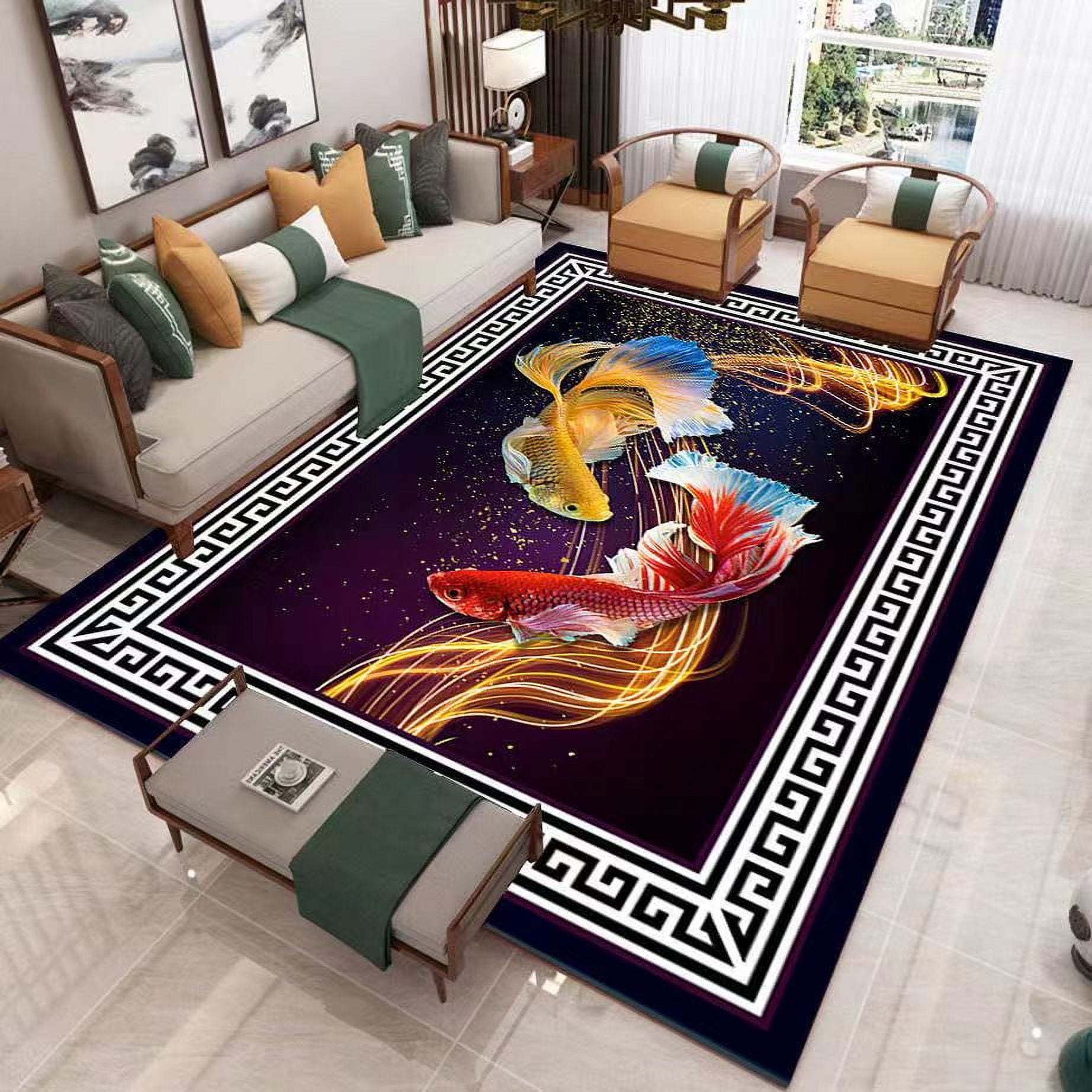 3D Pattern Living Room Carpets Children Game Area Rugs Kids Room Decor ...
