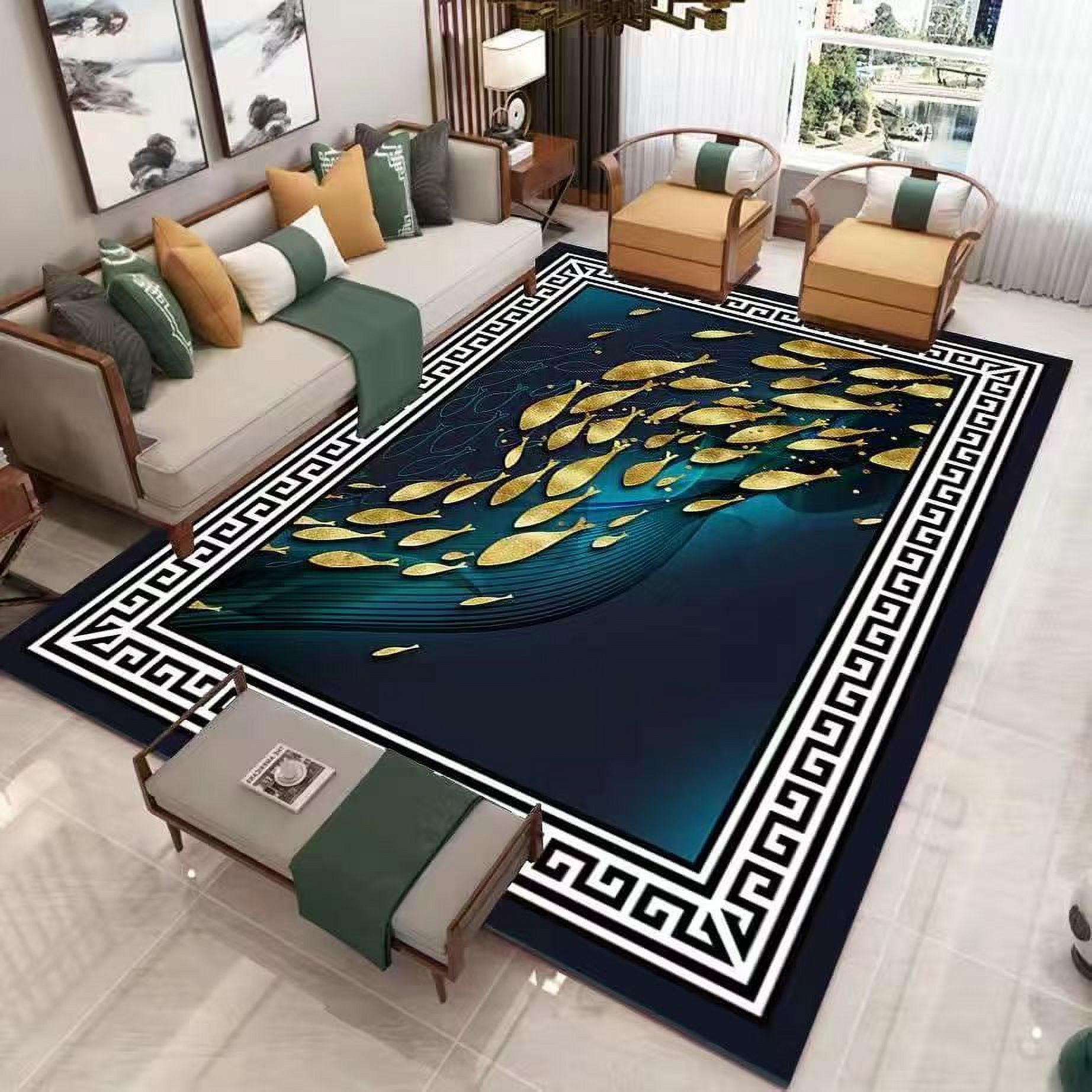 3D Pattern Living Room Carpets Children Game Area Rugs Kids Room Decor ...